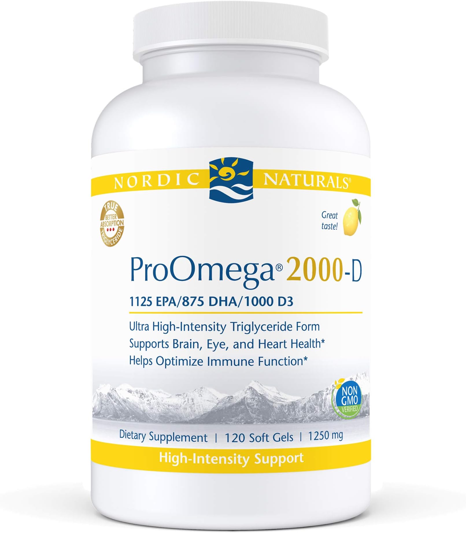 Amazon.com: Nordic Naturals ProOmega 2000, Lemon Flavor - 90 Soft Gels ...