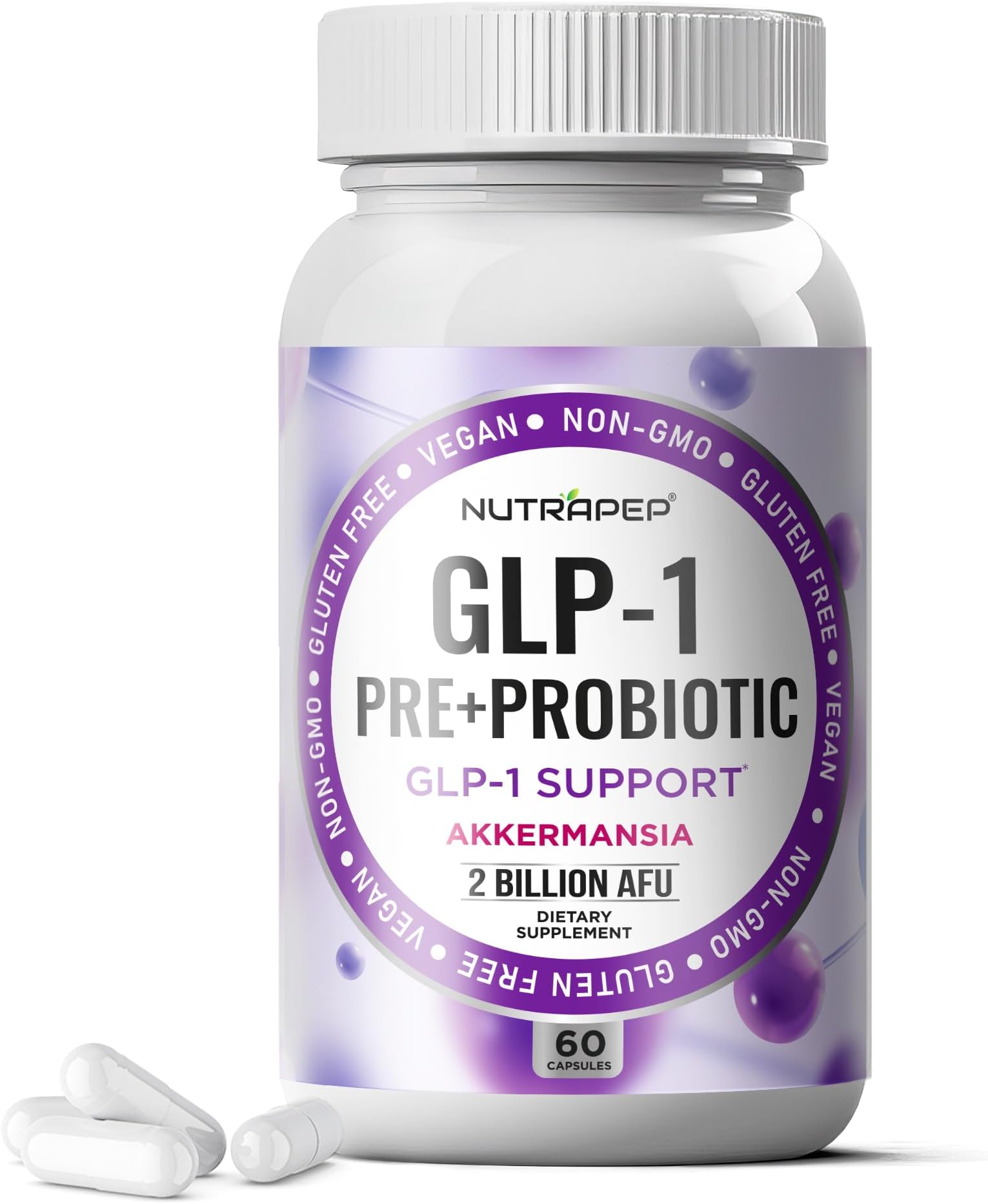 Amazon.com: doemfarty 60 PCS GLP-1 Probiotic - AFU Multi-Strain ...