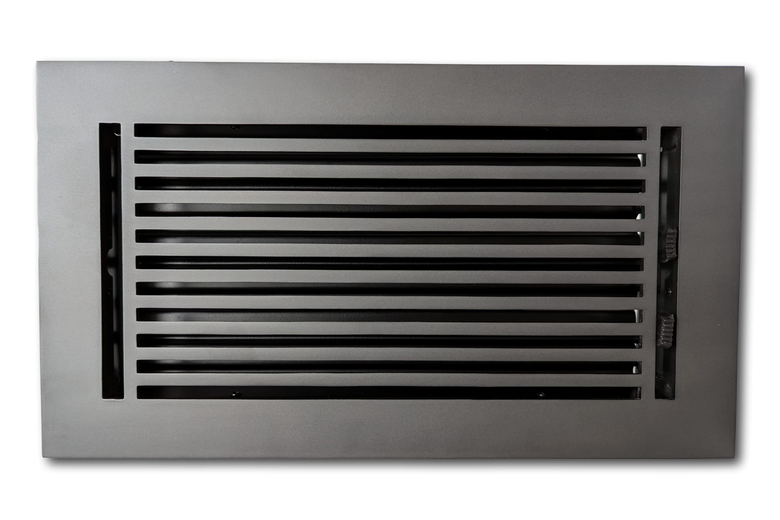 Madelyn Carter 6 x 12 Cast Aluminum Linear Vent Cover - Carbon Gray ...