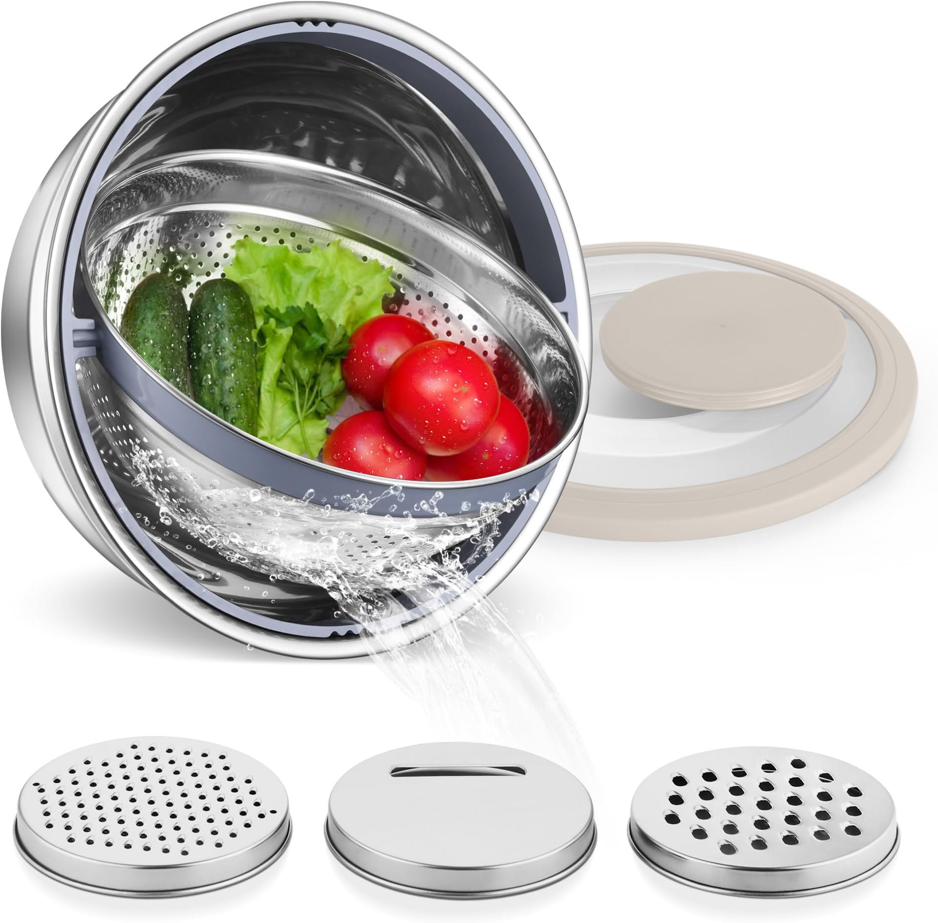 Amazon.com: Tovolo Soak N' Strain 3.5 Quart Colander Easy-Pour Spout, 2 ...