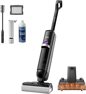 Amazon.com: Eureka Cordless Wet Dry Vacuum Cleaner and Mop,170° Reclinable,185°F Hot Air Self ...