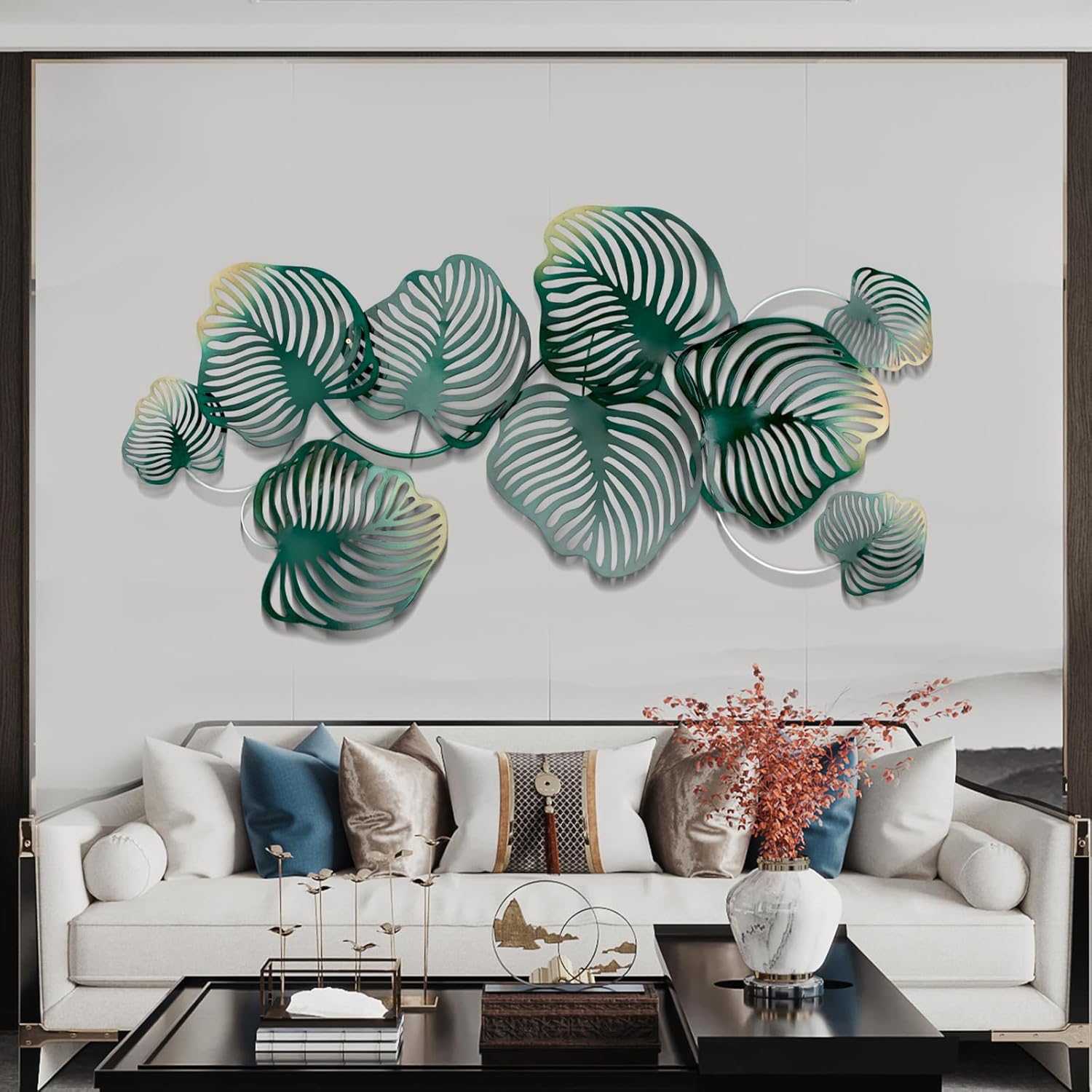 Amazon.com: RRGEAR Metal Wall Art Decor,Large Metal Wall Sculpture ...