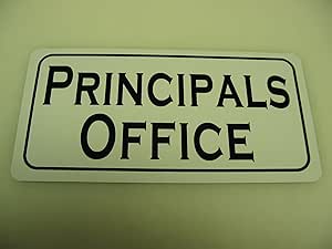 Amazon.com : Principals Office Vintage Style Metal Sign : Office Products