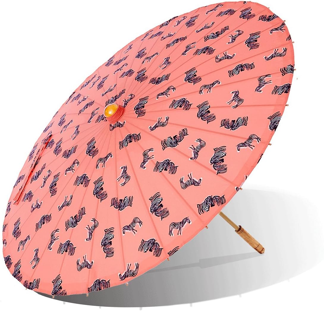 Amazon.com: Lily-Lark Zebra UV protection sun parasol, rated UPF 50 ...