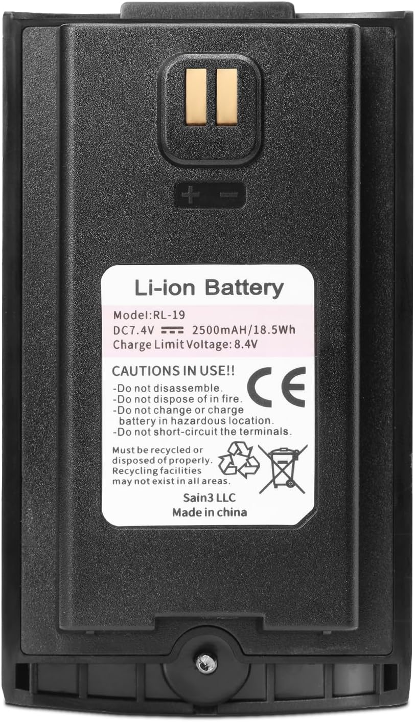 Amazon.com: Radioddity GA-510 Original Li-ion Battery, 2200mAh, 7.4V ...