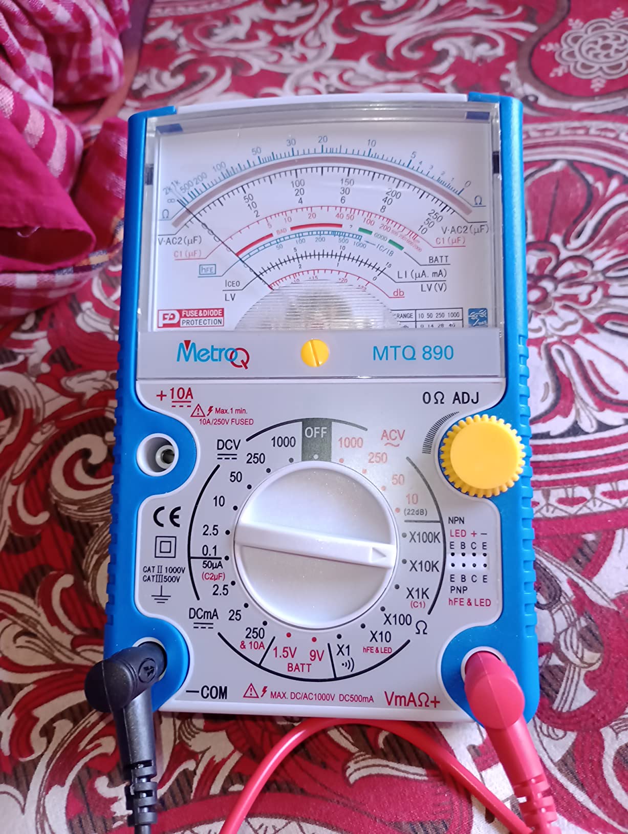 MetroQ MTQ-890 KPH BPT609 Analog Multimeter : Amazon.in: Industrial ...