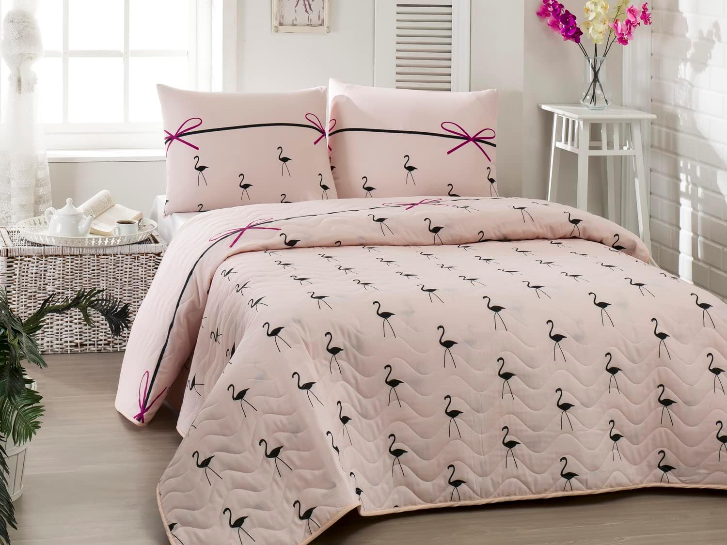 Amazon.com: BONPERLA Animals Bedding Set, Full/Queen Size Bedspread Set ...