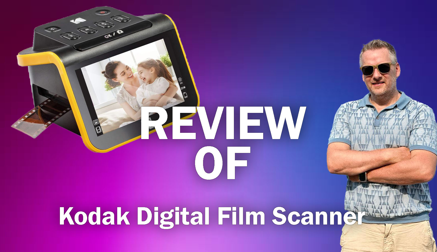 Watch Review of Kodak Digital Film Scanner on Amazon Live