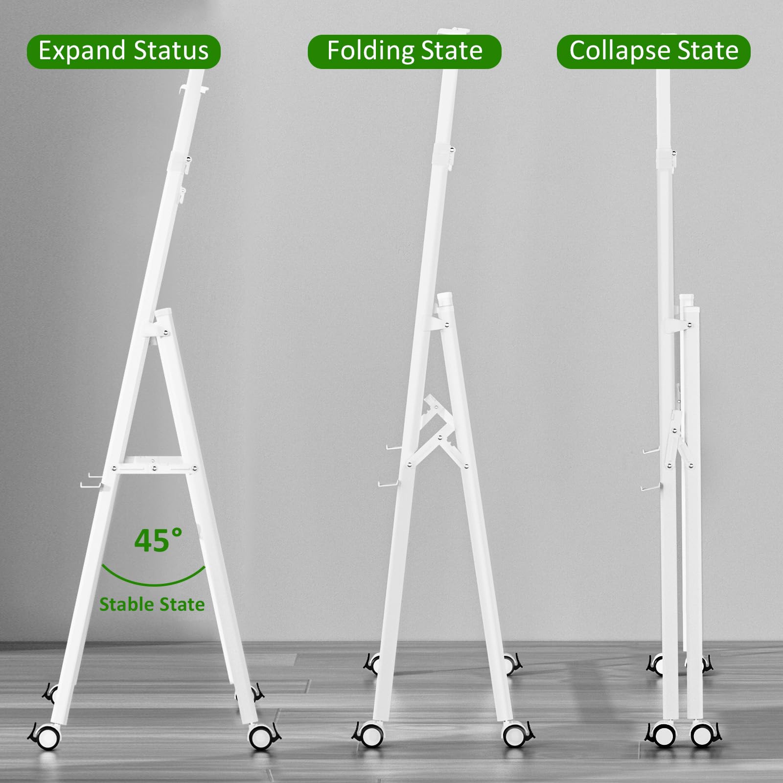 Snapklik.com : MUKUANG A-Frame Foldable Whiteboard Stand, Height And ...
