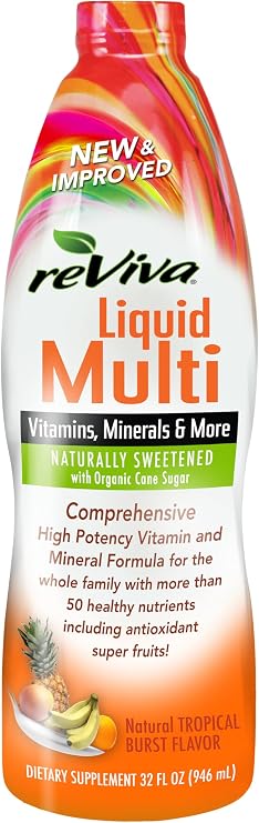 Amazon.com: ReViva Liquid Multivitamin 32oz : Health & Household