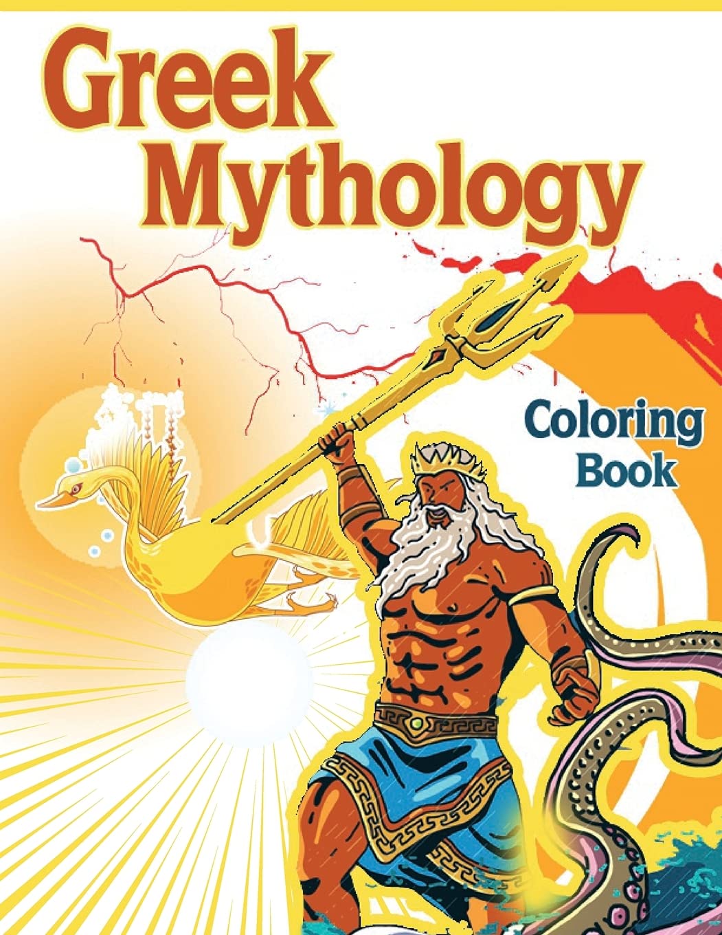 Buy Greek Mythology Coloring Book: New drawings with Beautiful Greek ...
