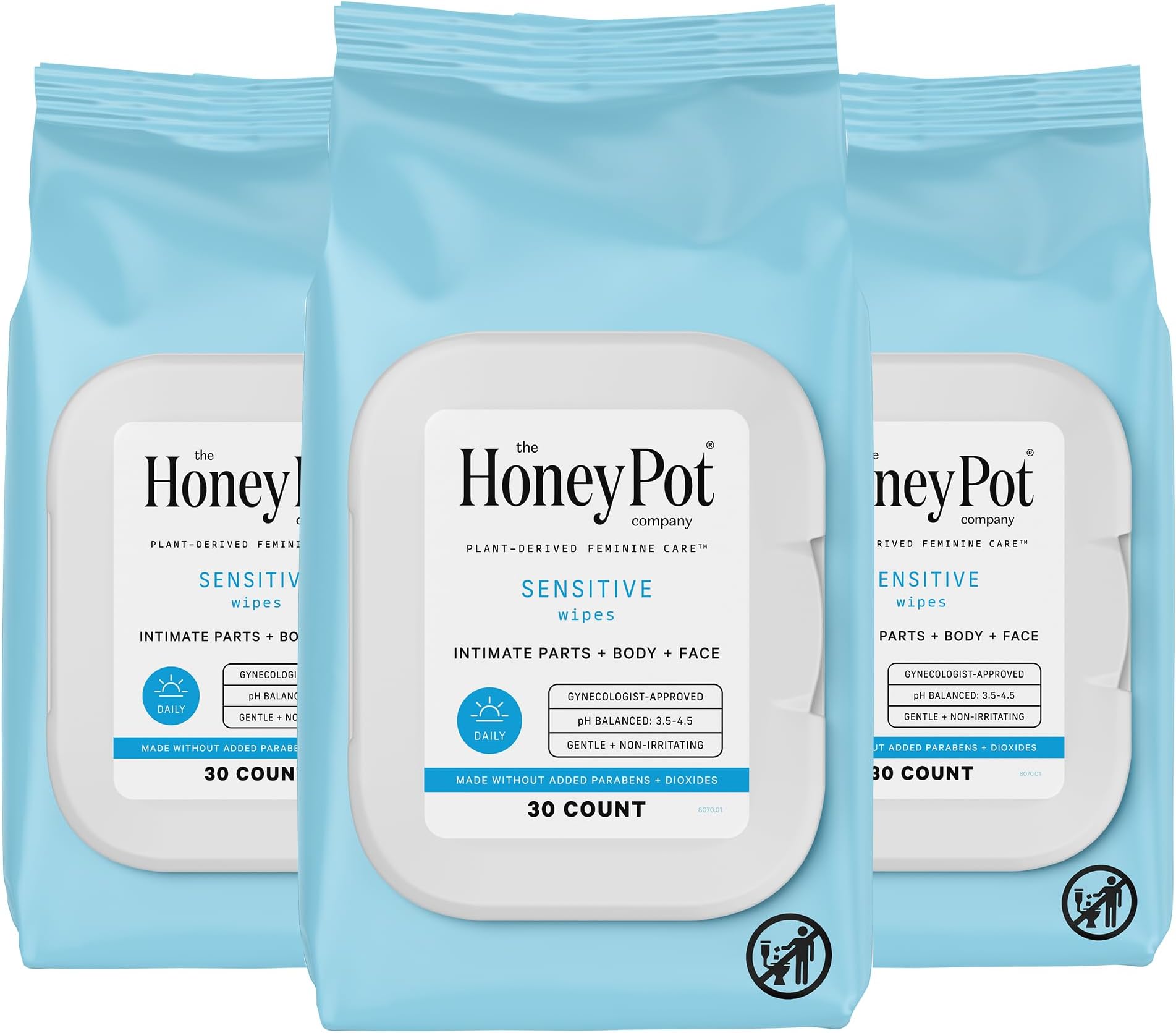 Amazon.com: The Honey Pot Company - Feminine Wipes - Daily PH Balancing ...