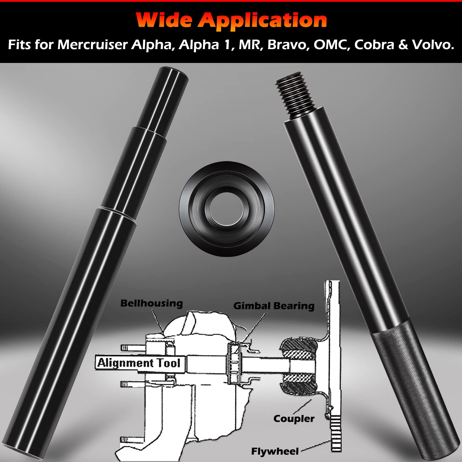 Snapklik.com : Gimbal Bearing Alignment And Install Kit, Heavy Duty ...