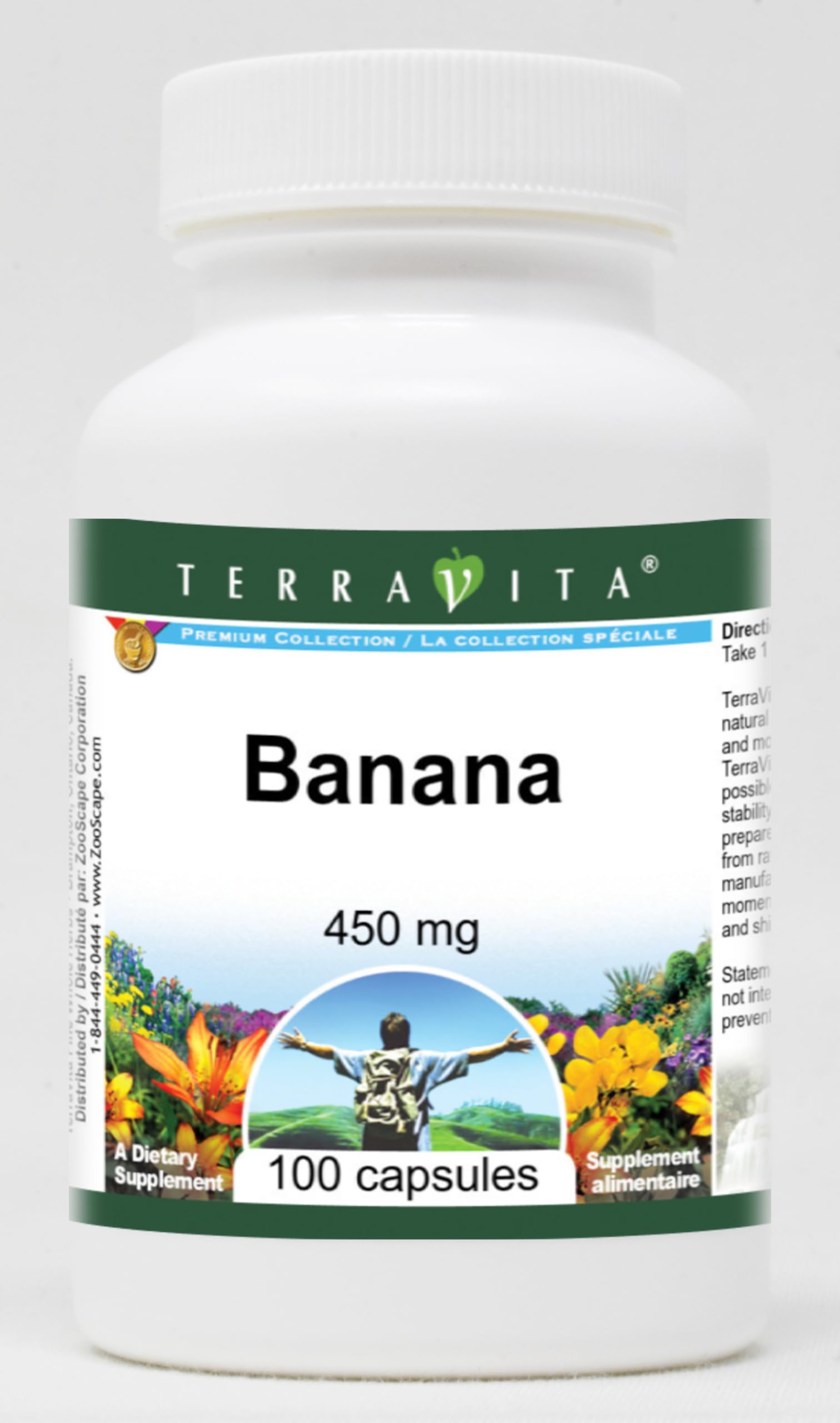 Amazon.com: Banana - 450 mg (100 Capsules, ZIN: 519107) - 3 Pack ...