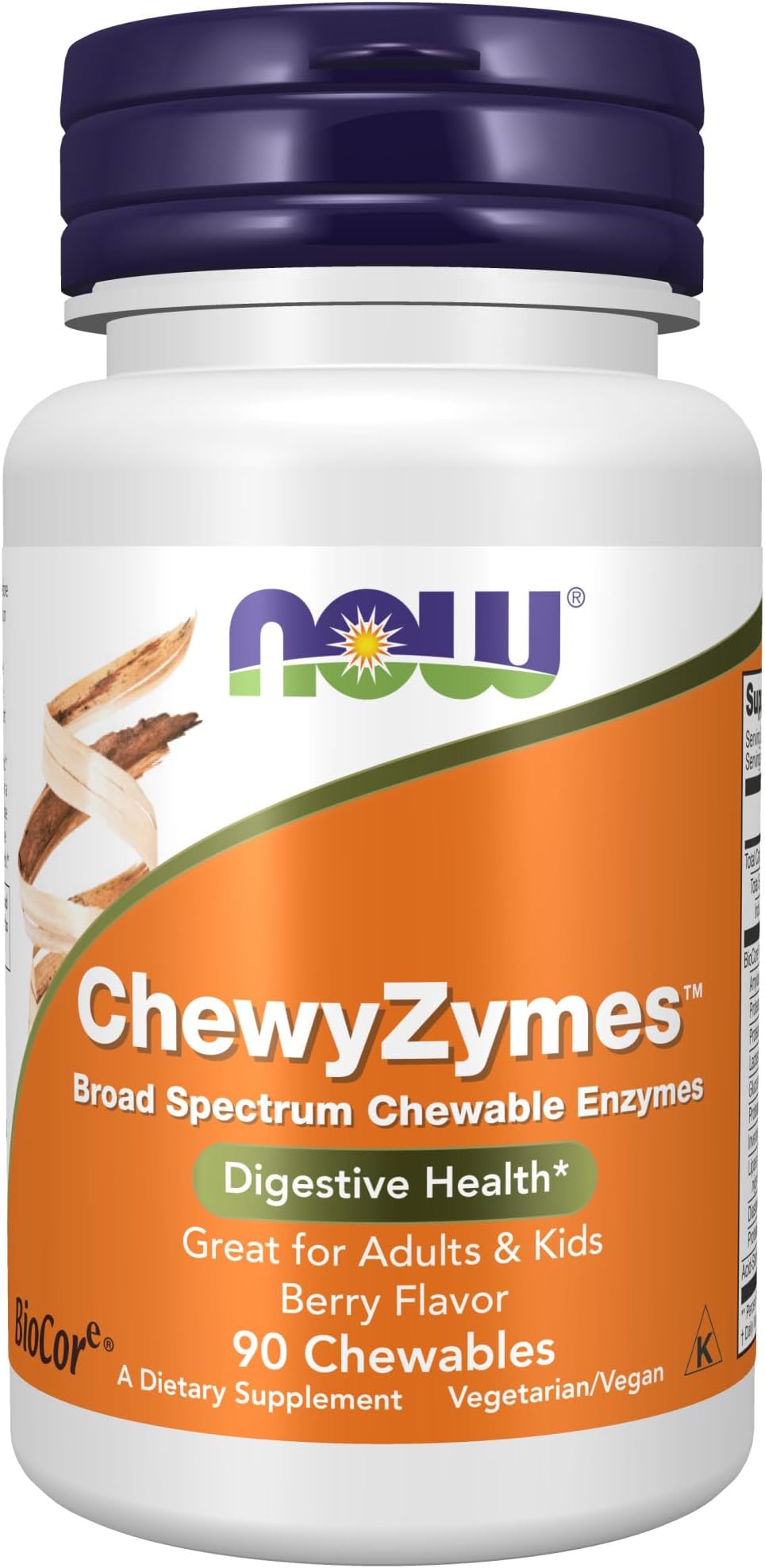 Amazon.com: NOW Foods Supplements, ChewyZymes, Broad Spectrum Chewable ...