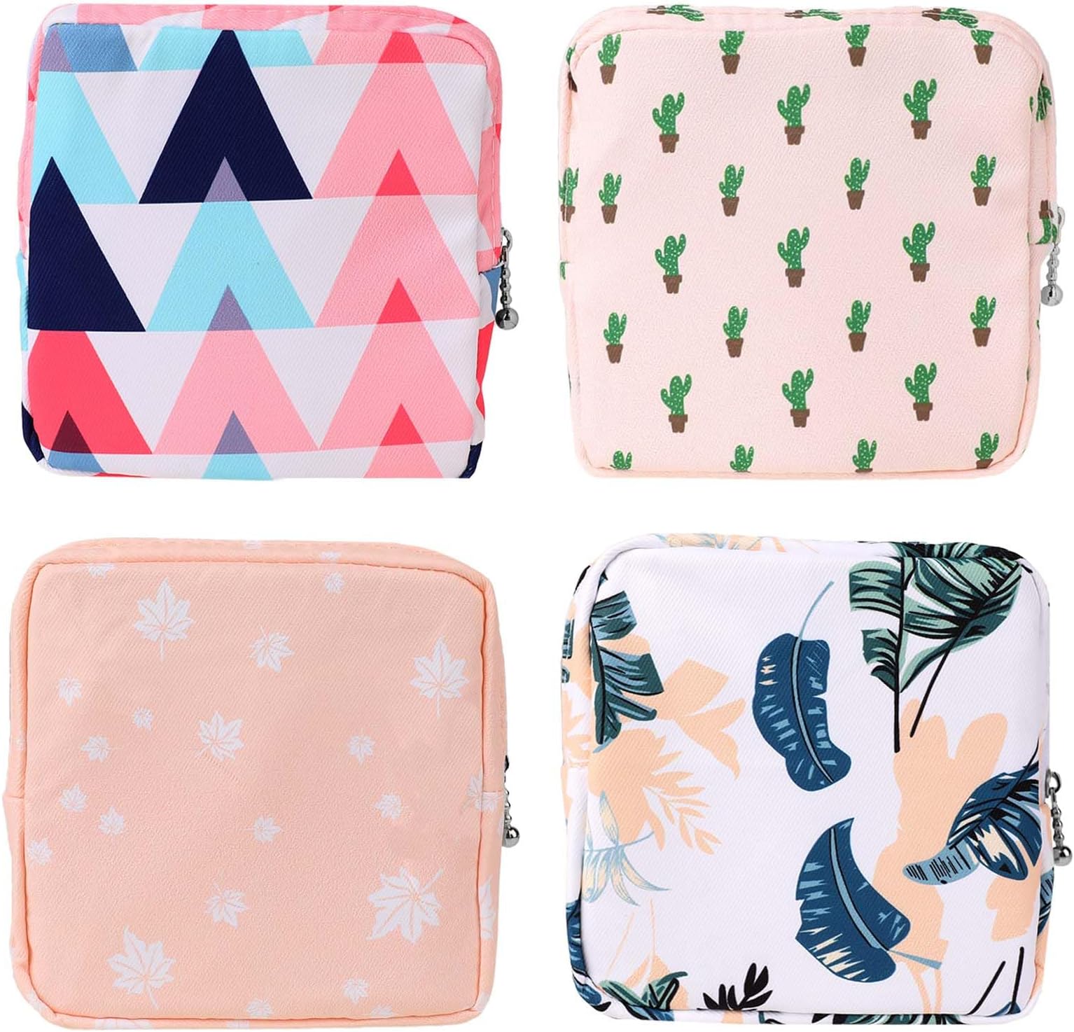 Amazon.com: Lusofie 4Pcs Sanitary Pad Storage Bag Portable Period Bag ...