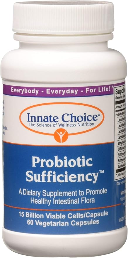 Amazon.com: Innate Choice Probiotic Sufficiency, 60 vegetarian capsules ...