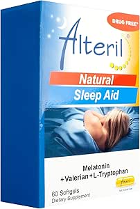 Amazon.com: Alteril Gel suave natural para ayudar al sueño, 60 unidades ...