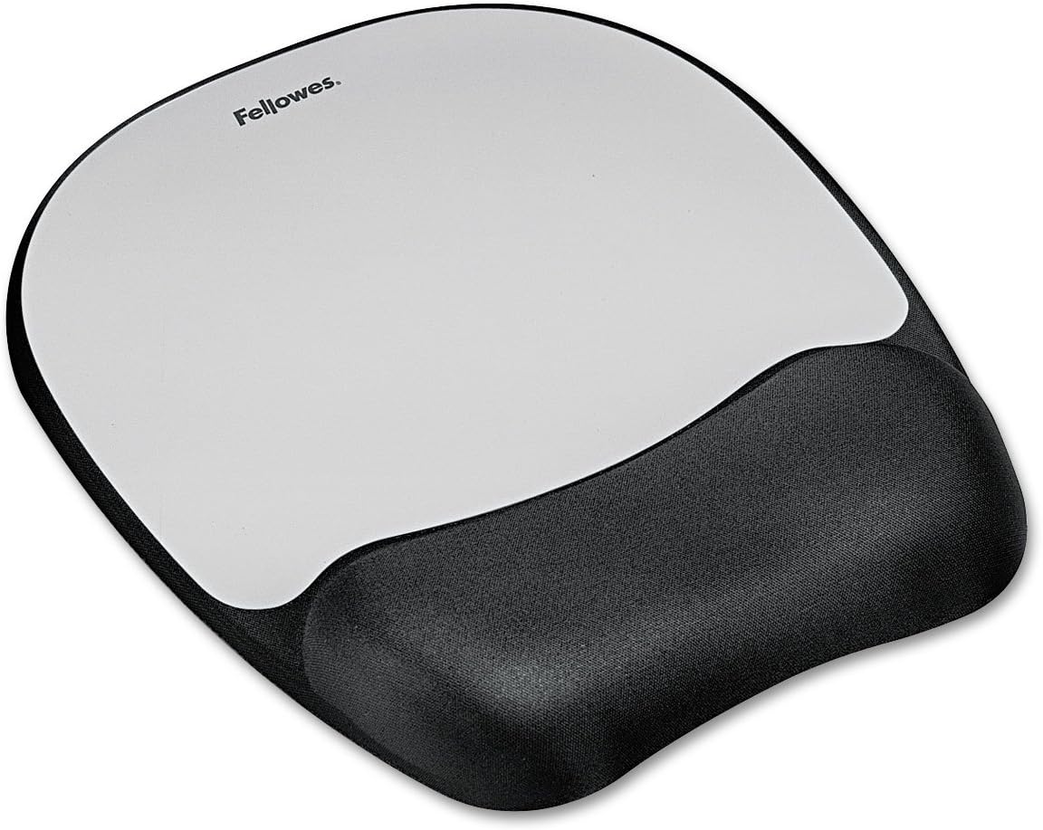 Amazon.com : Fellowes 9175801 Memory Foam Mouse Pad Wrist Rest, 7 15/16 ...