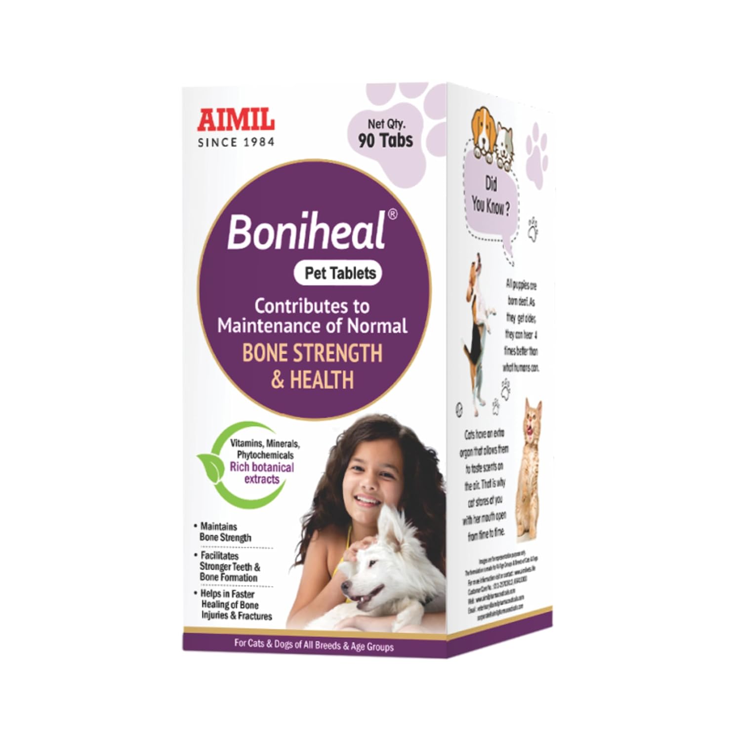 Aimil Boniheal Pet Tablets- 60 Tablets : Amazon.in: Pet Supplies