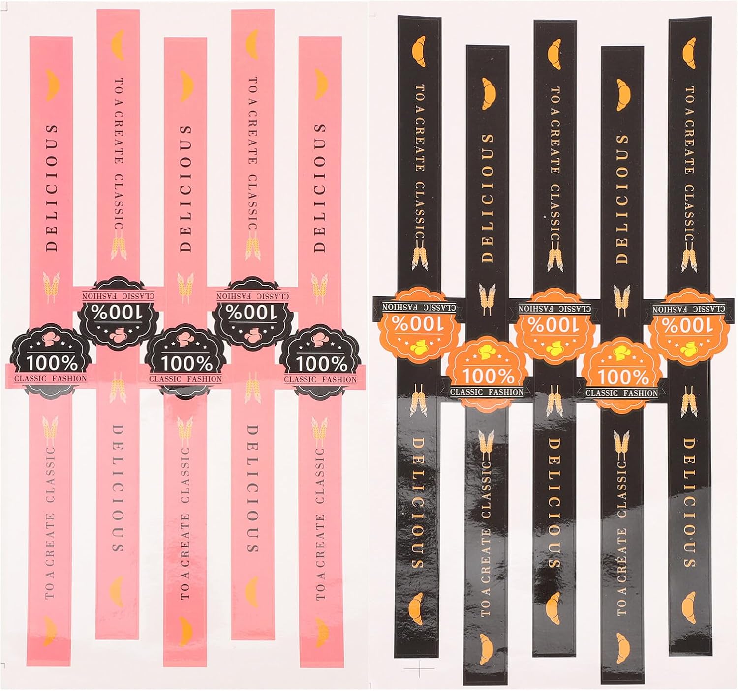 Amazon.com - 50PCS Pastry Seal Stickers Box Package Stickers Packaging ...