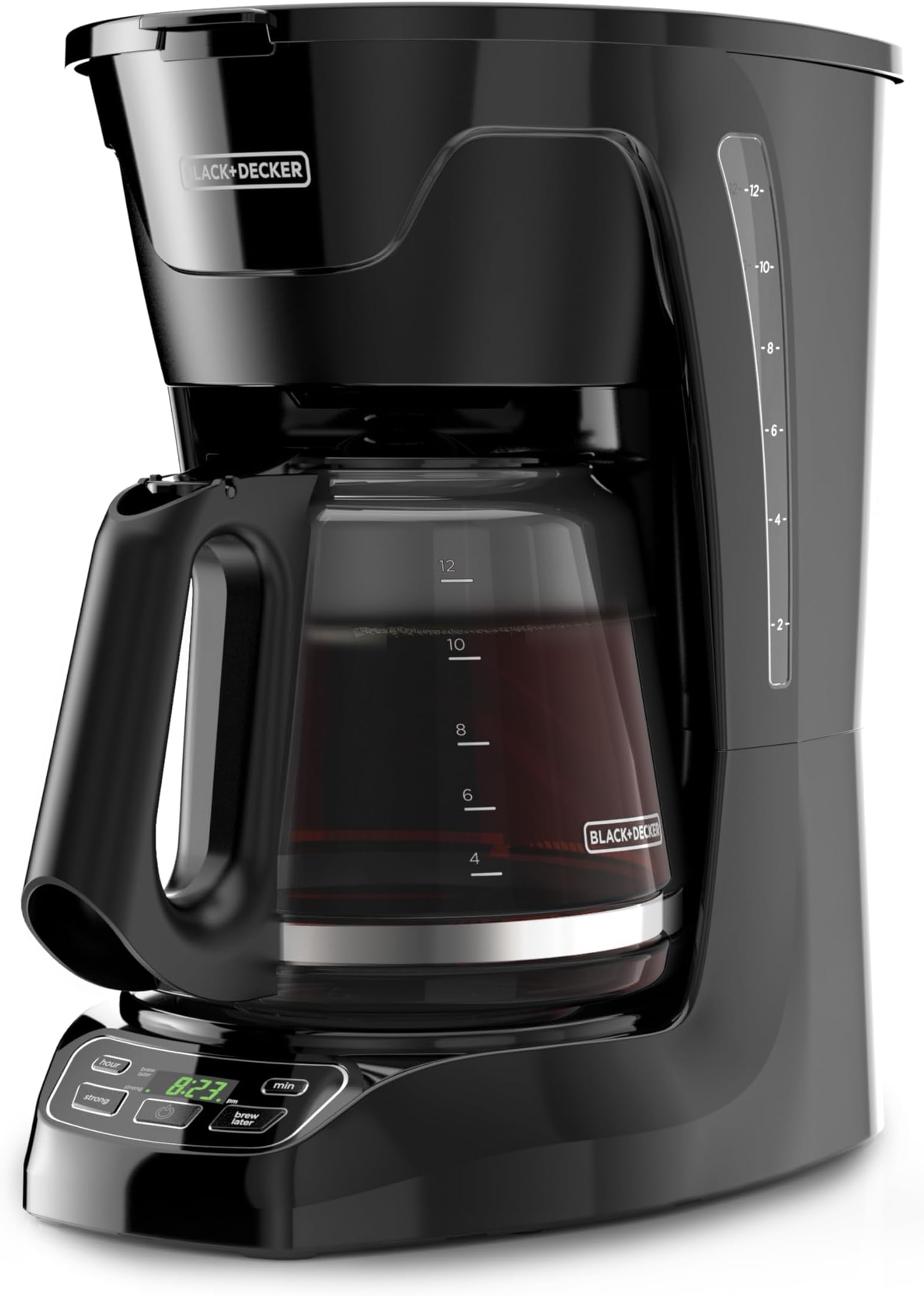 Black+Decker Cafetera Automatica con Panel Digital Programable,12 Tazas ...