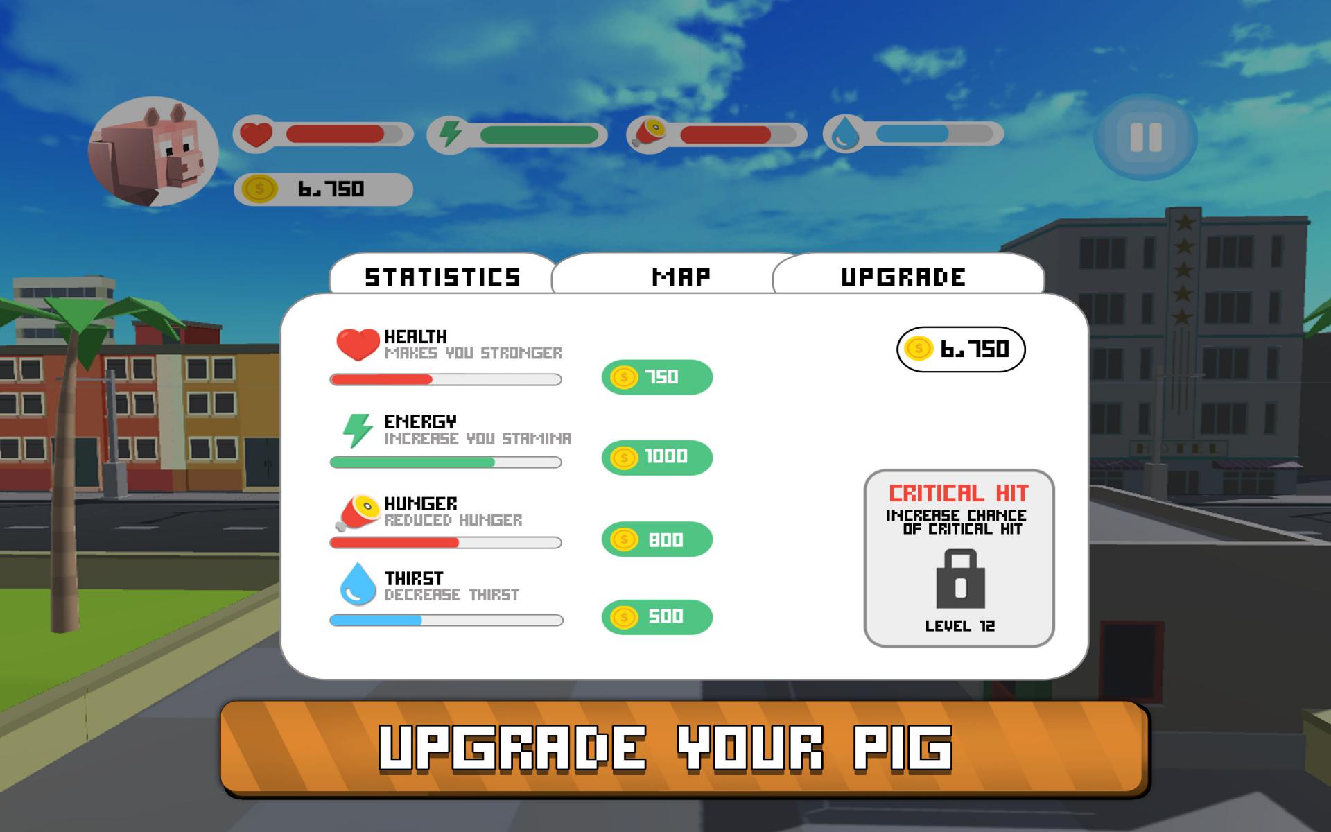 Blocky City Pig Simulator 3D - App on Amazon Appstore