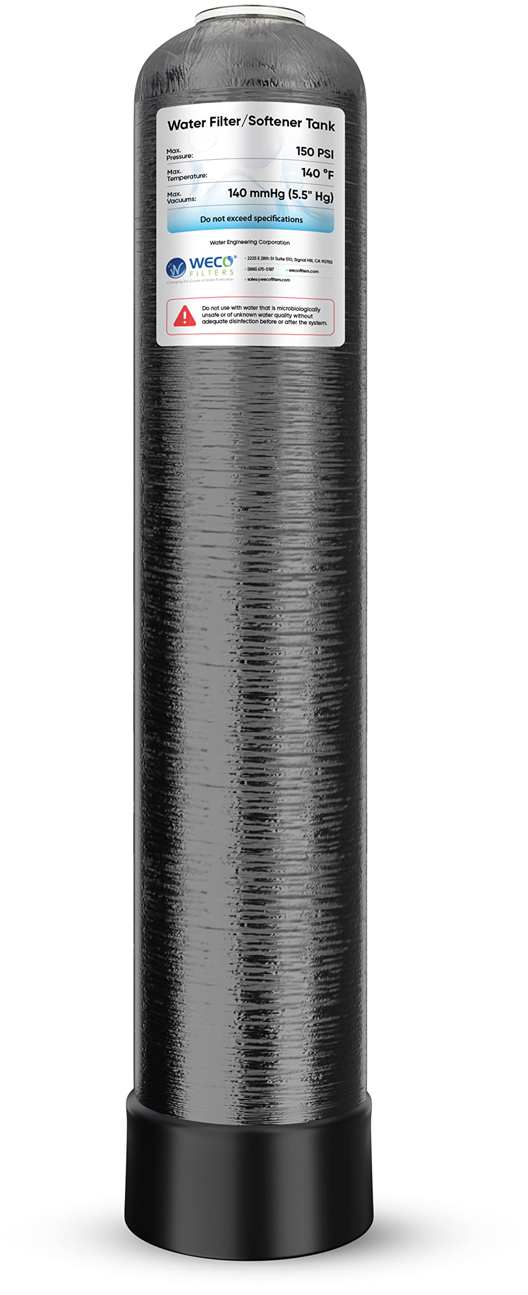 WECO Mineral Tank for Water Softener/Filter - Polyethylene Inner Shell ...