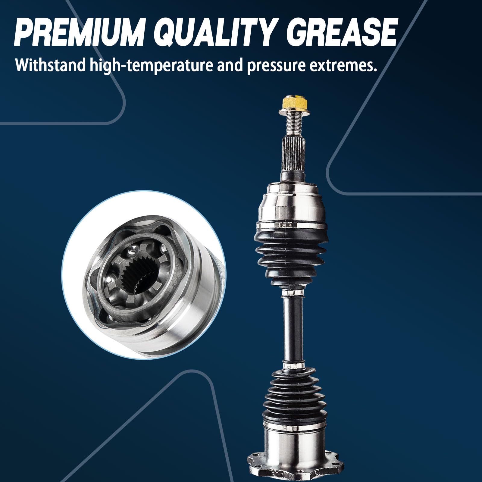 Left Right Axle Shaft Set Front Axle Shaft CV Set For Chevy Tahoe ...