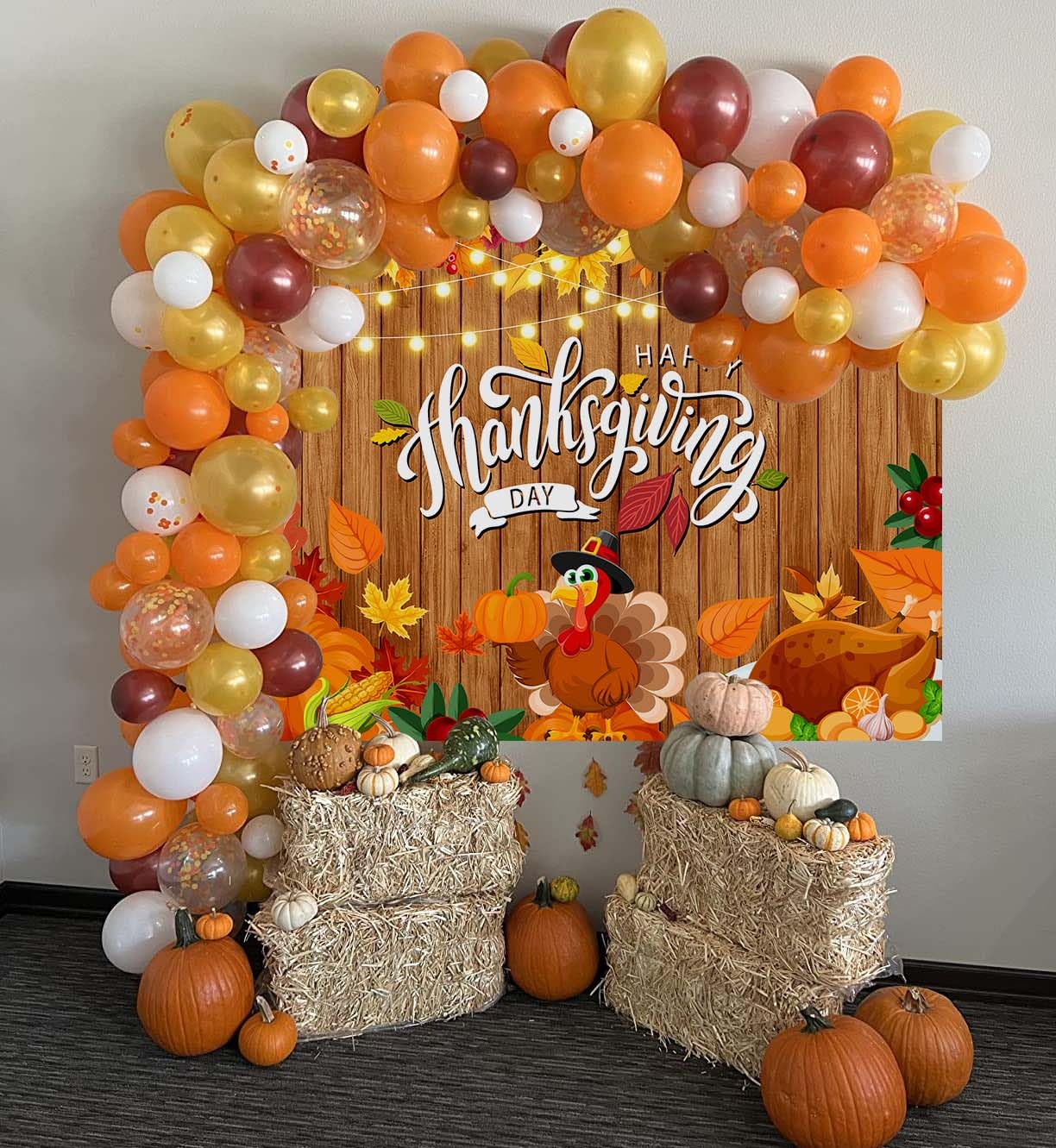 Backdrop Thanksgiving Ideas Harvest Festival Banner, Thanksgiving