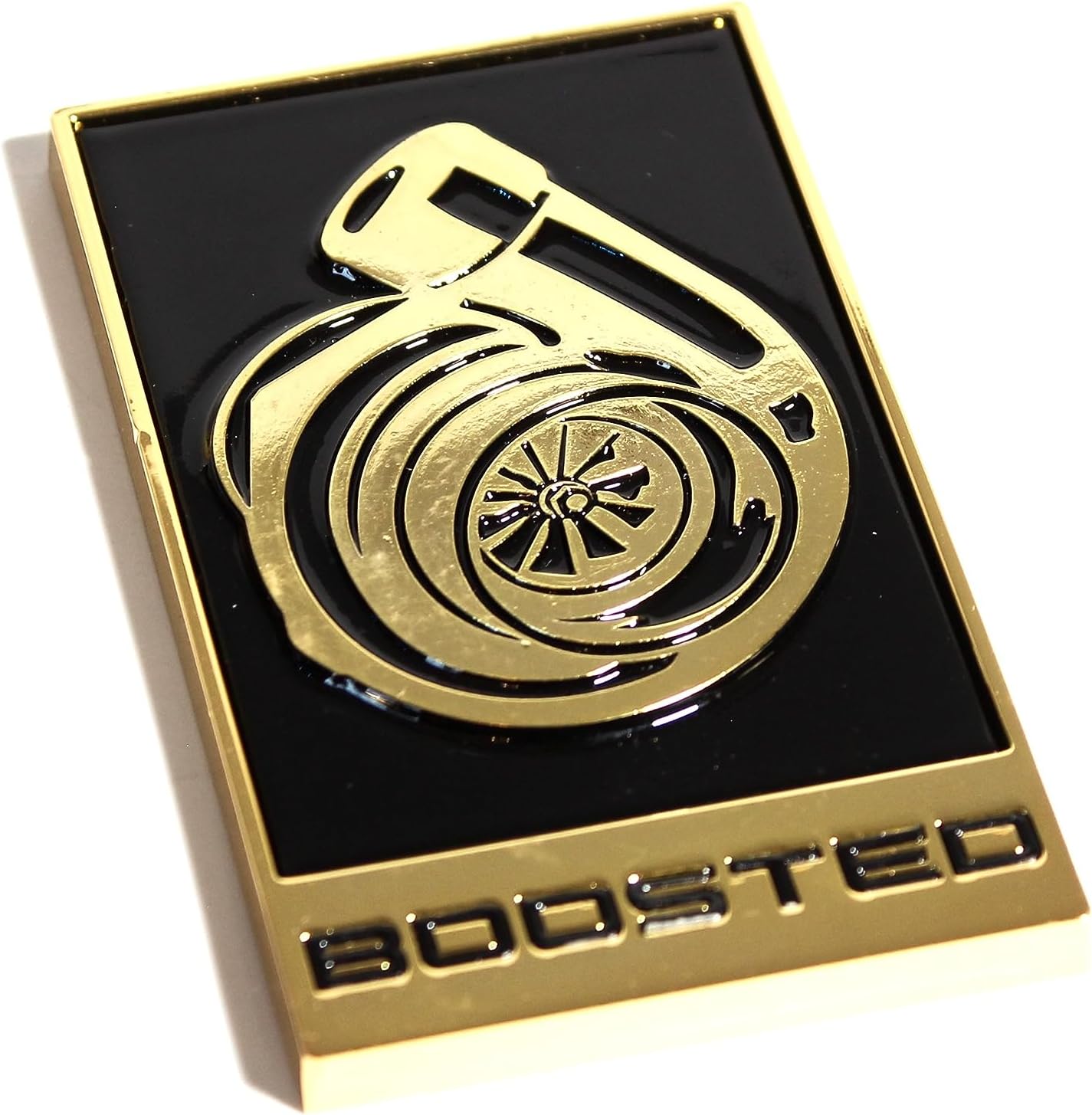 Amazon.com: Coyote Badge Shop - GT350 Style Boosted Badge (White) (Gold ...