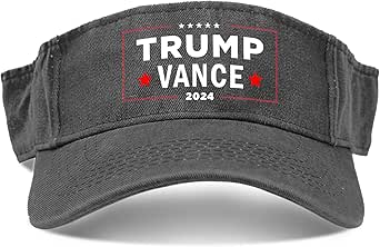 Nasslark trump vance 2024 Hats Sun Visor Hat for Women Visors Flodable ...