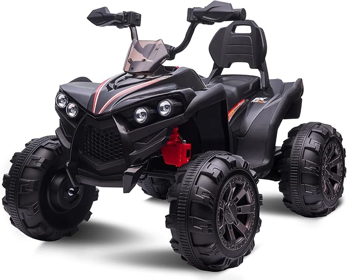 Amazon.com: OTTARO Ride on ATV 2 Seater, 12V 4 Wheeler Electric Quad ...
