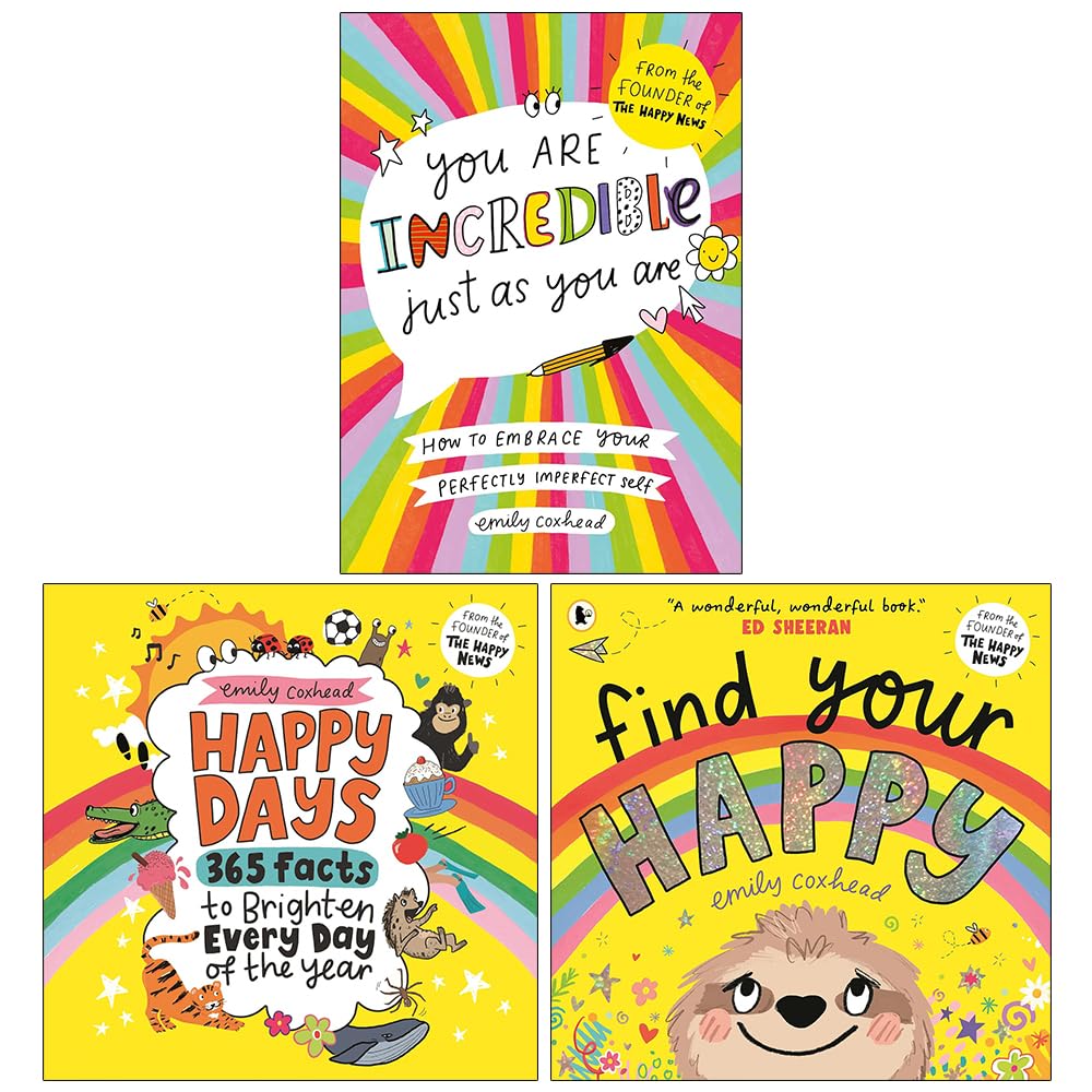 Emily Coxhead Collection 3 Books Set (You Are Incredible Just As You ...