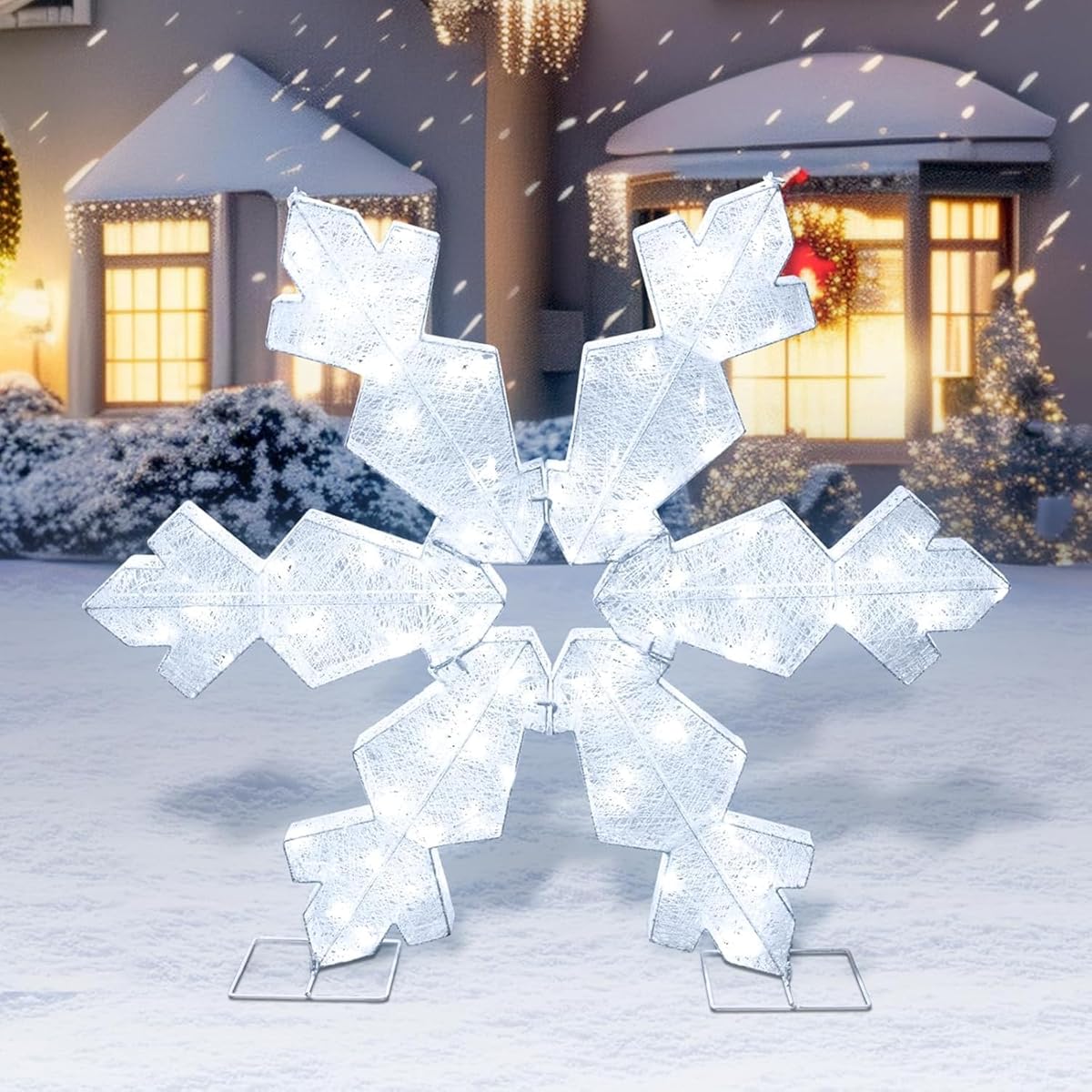Snapklik.com : Brightown Christmas Snowflake Outdoor Decorations, Large ...