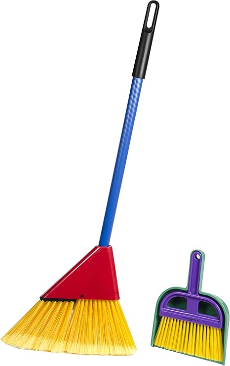 Amazon.com: Schylling Children's Broom Set - Kids Pretend Play Cleaning ...