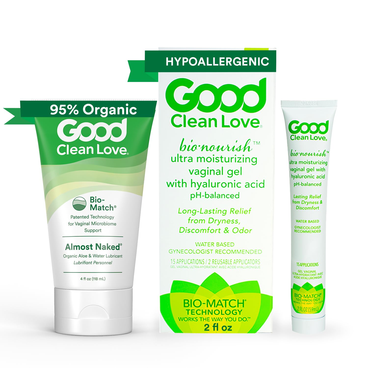 Amazon.com : Good Clean Love BioNourish and Almost Naked Bundle ...