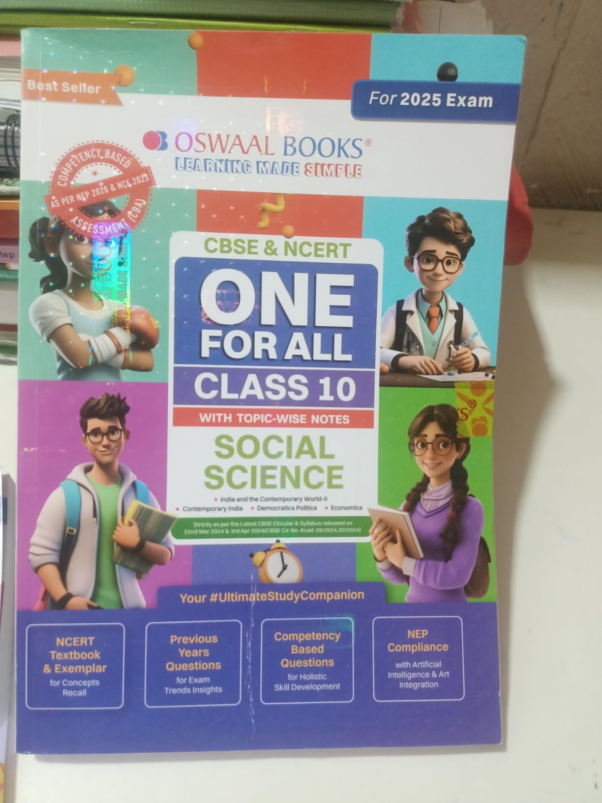 Oswaal CBSE & NCERT One for All Class 10 Social Science | With Topic ...