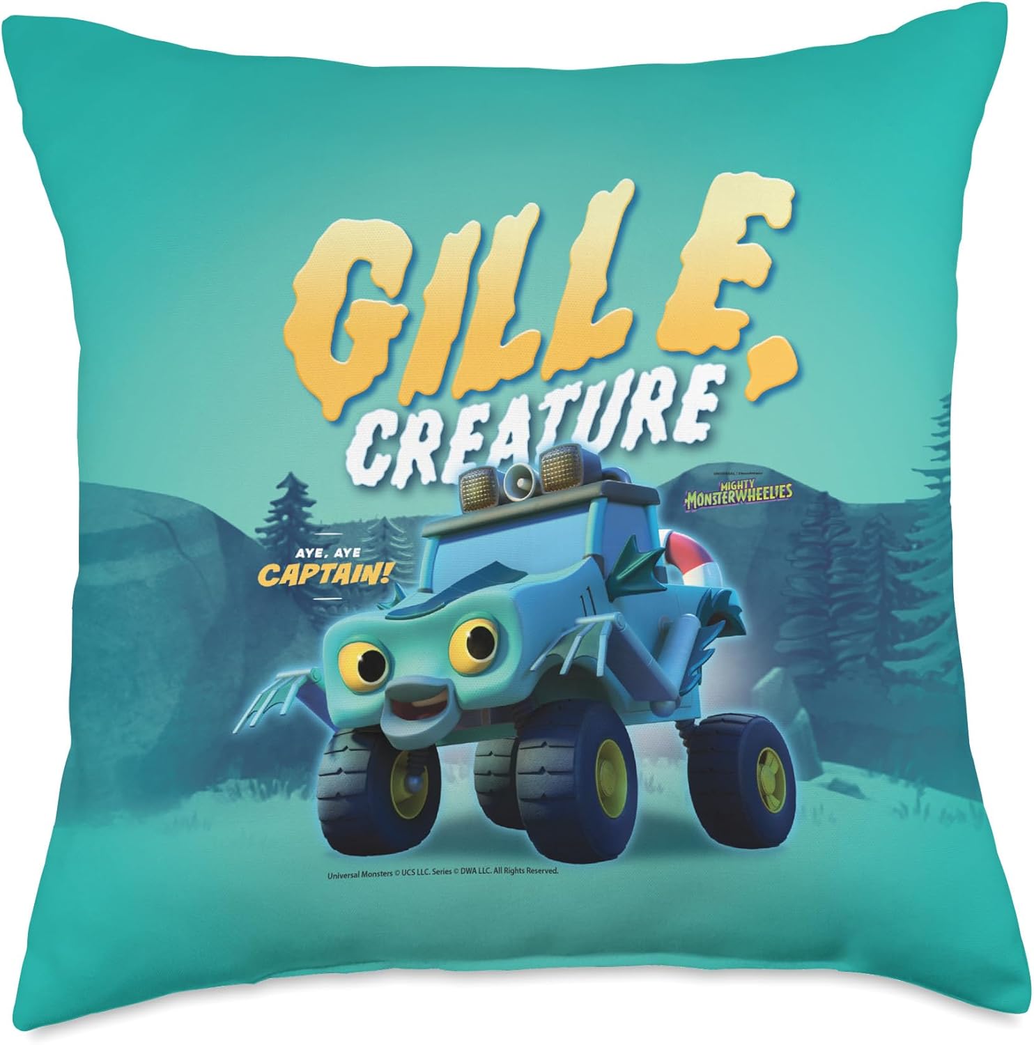 Amazon.com: DreamWorks Mighty MonsterWheelies Gille Creature Throw ...