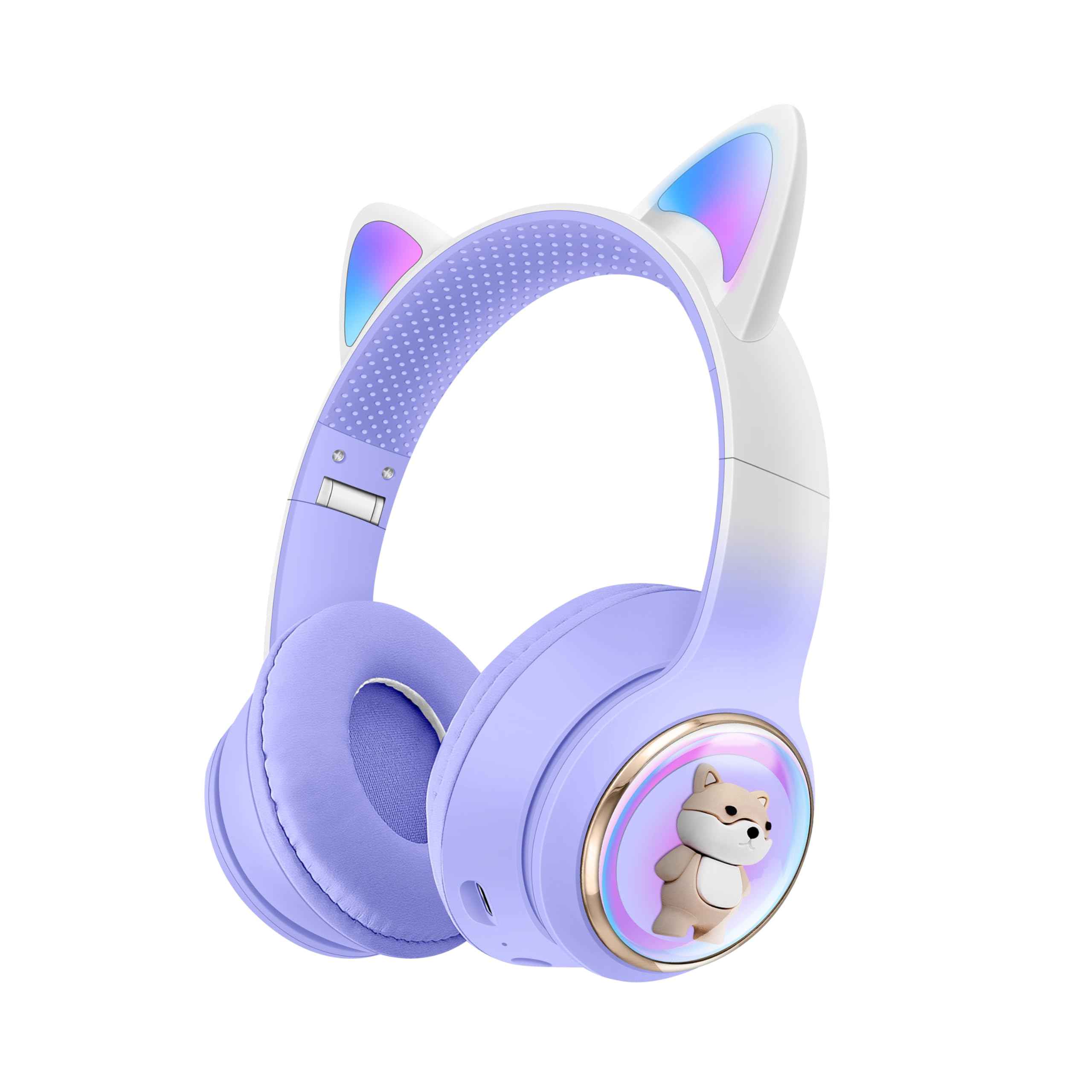 Snapklik.com : Atrasee Cat Ear Bluetooth Headphones, Wireless 3D Cat ...