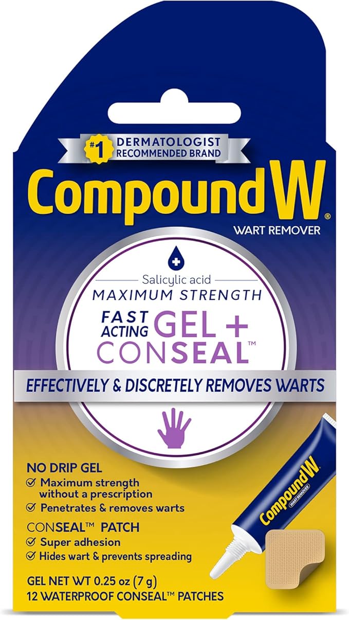 Amazon.com: Compound W Maximum Strength Fast Acting Gel Wart Remover ...