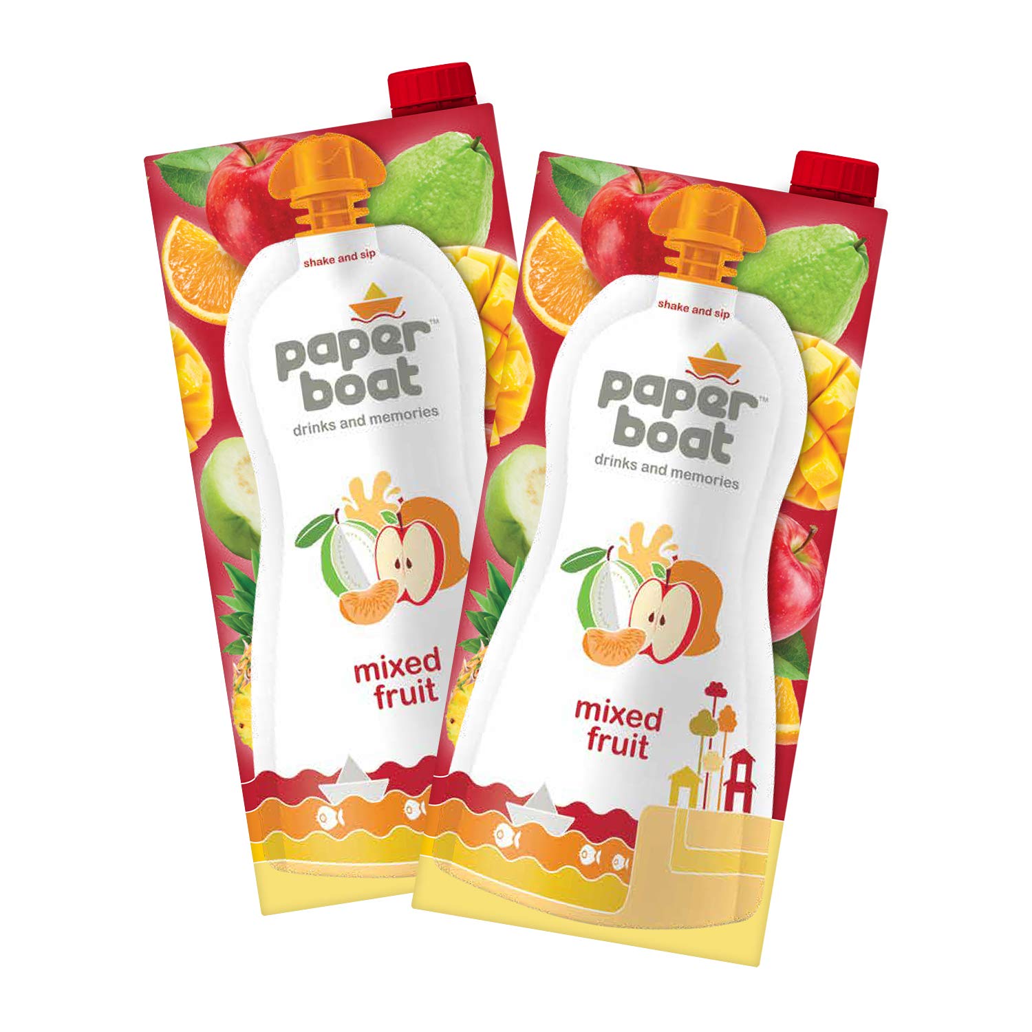Paper Boat Mixed Fruit Juice, No Added Preservatives and Colours (Pack ...