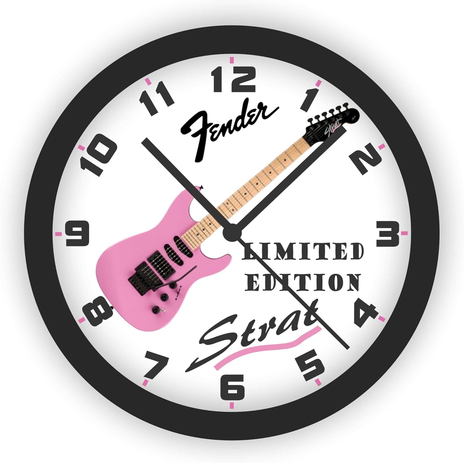 Amazon.com: Fender Limited Edition Stratocaster 10-Inch Wall Clock ...