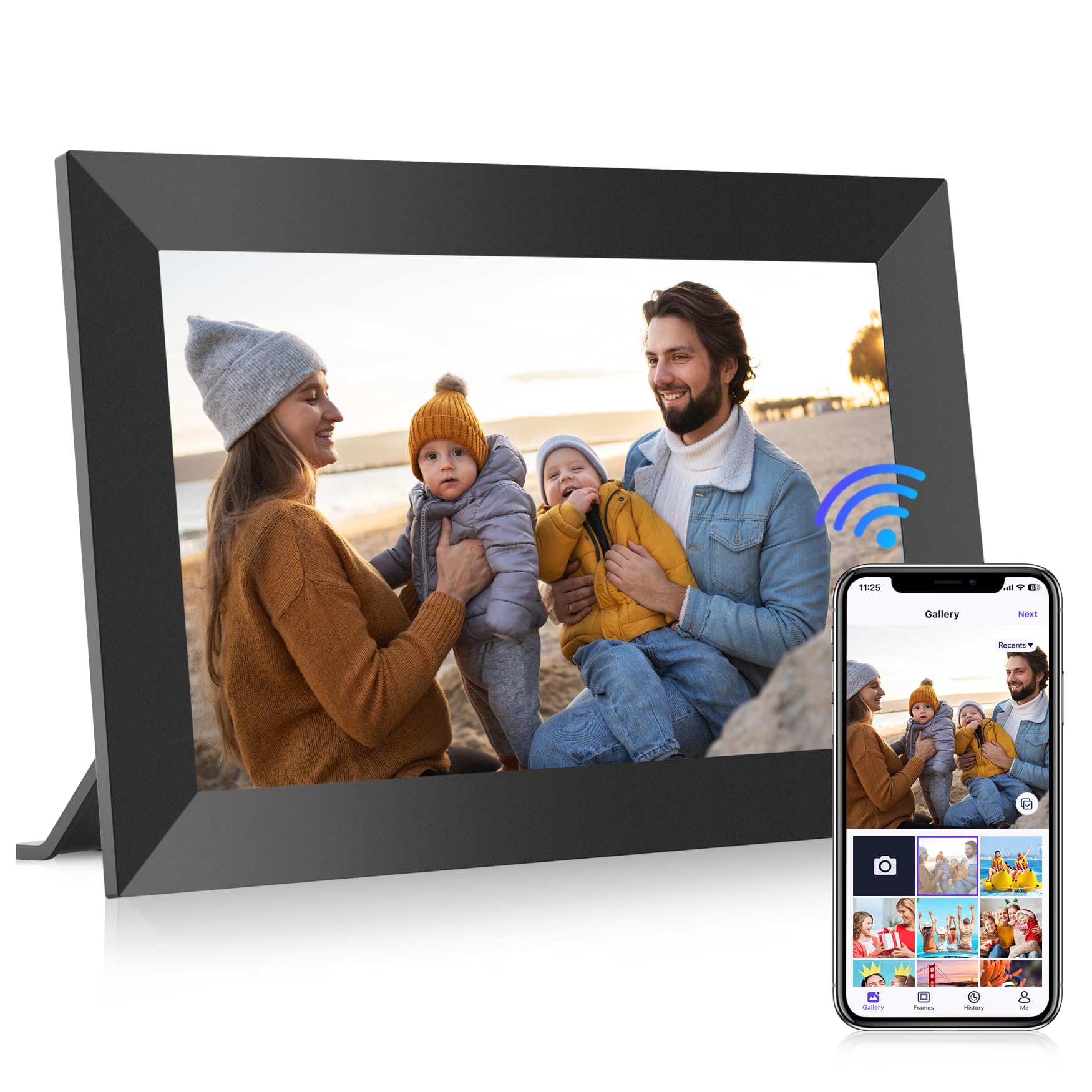 Uhale Moldura Digital Wifi De 10 1 Polegadas Com Tela Sensível Ao Toque