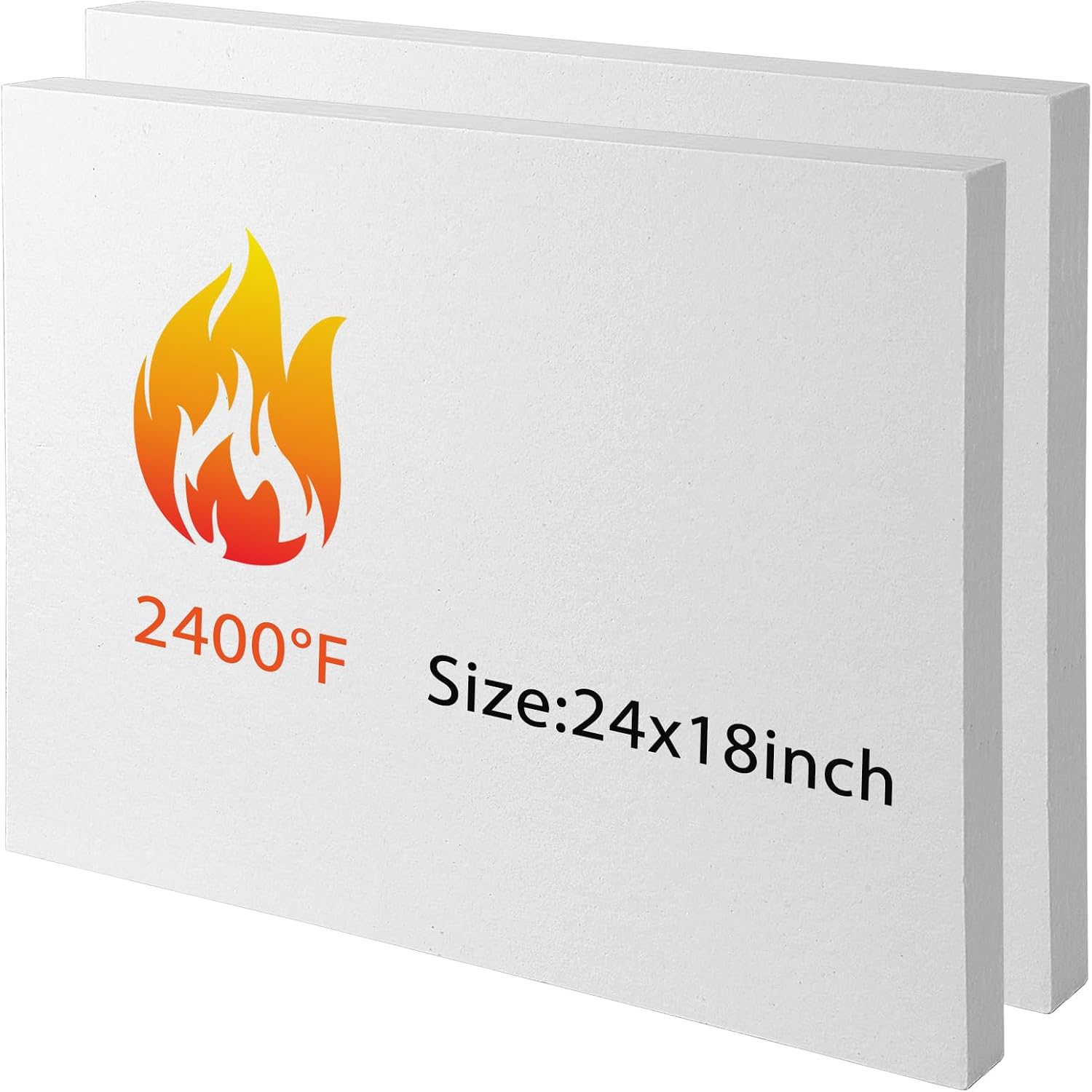 Amazon.com: Pushglossy 2 Pcs Ceramic Fiber Insulation Board 2400f Rated ...