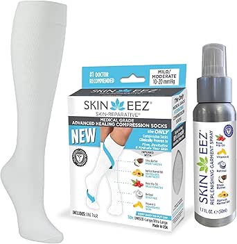 Amazon.com: Skineez Skincarewear Medical Grade Compression Socks 10 ...