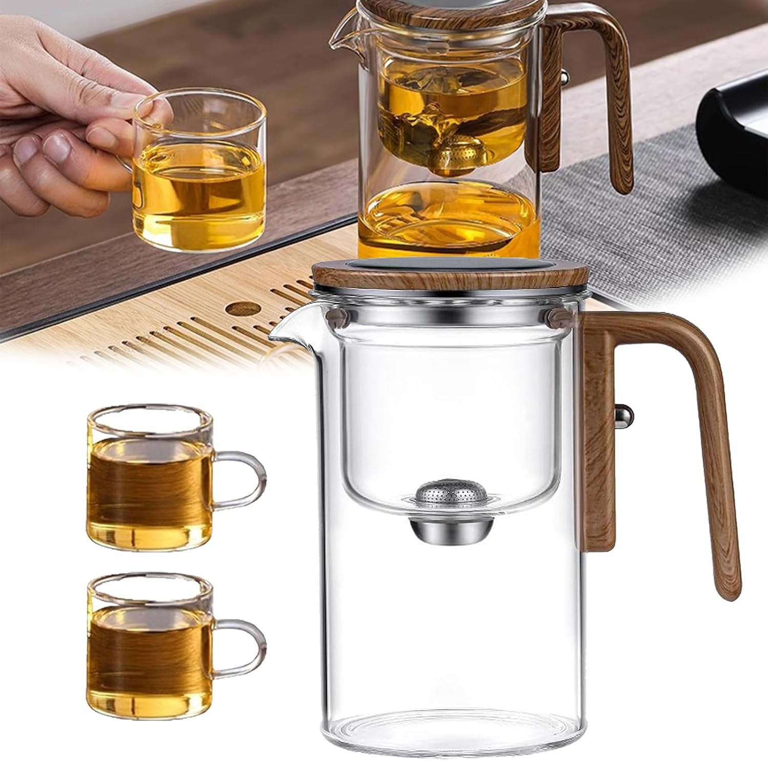 Amazon.com | Elevaur Magnetic Teapot, Elevaur Tea Pot, 520ml/720ml ...
