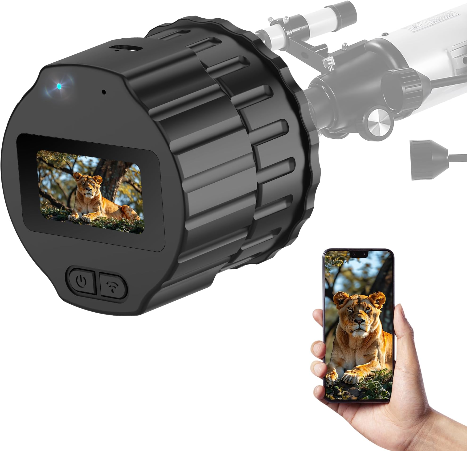 Amazon.com : WiFi Electronic Eyepiece Camera - 1.5" TFT Display, 1080P ...