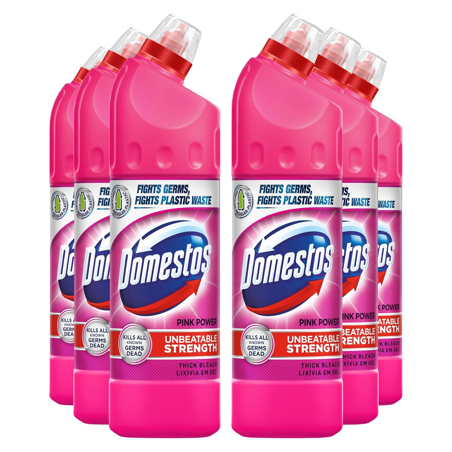 Domestos Thick Bleach Pink Power Multi-Purpose Disinfectant Anti ...