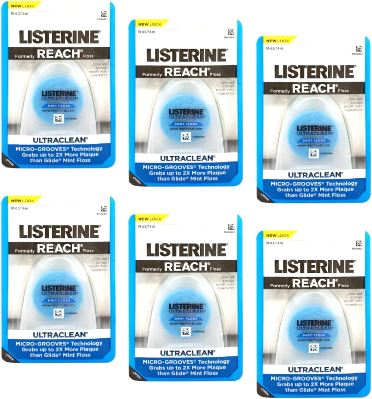 Amazon.com : Listerene Ultra Clean Flo Size 30yar Listerene Ultra Clean ...